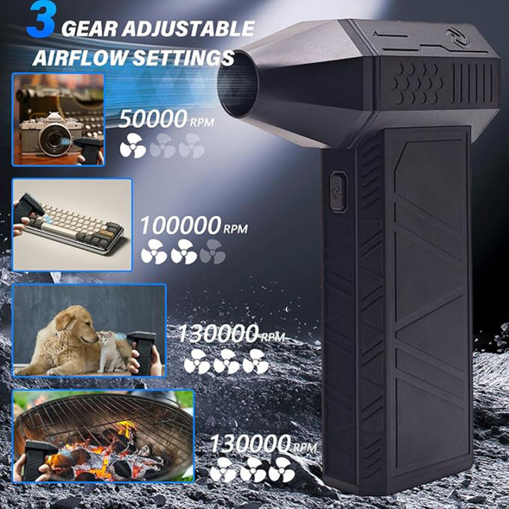 New Mini 3nd Generation X3 Violent Blower Mini Turbo Jet Fan Handheld ...