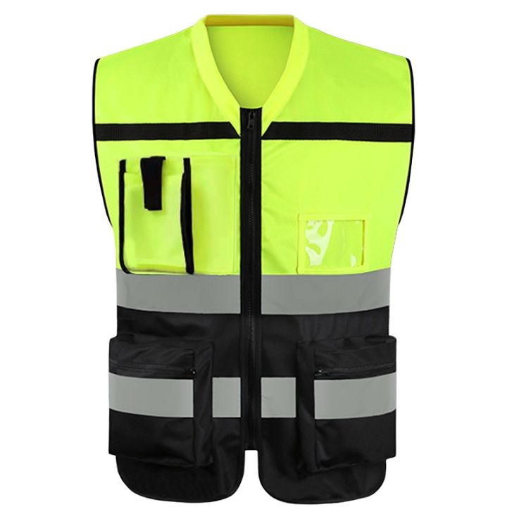 Reflective Vest Engineering Safety Protective Clothing Multi-pocket ...