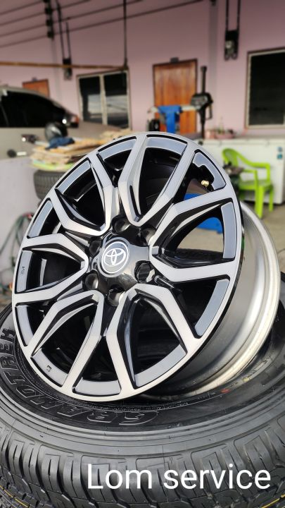 ล้อแม็ก toyota revo GR sport ขอบ 18 ล้อแม็กแท้ถอดสภาพสวย สีเดิมจาก ...