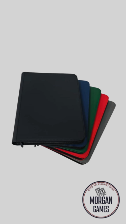 【Morgan Games】[Ready Stock] PU Leather Card Binder Album Zipper Pokemon ...