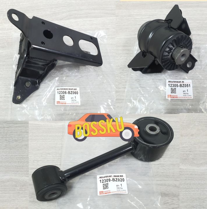 3 IN 1 SET - ENGINE MOUNTING - PERODUA ALZA 1.5 AUTO / MYVI 1.5 AUTO ...