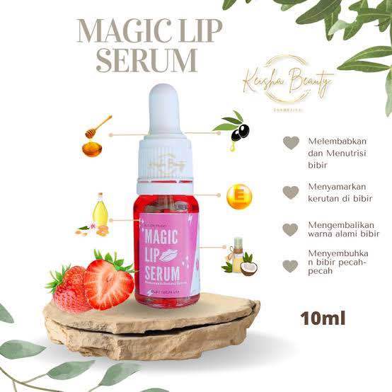 p,x - MAGIC LIPS SERUM ORIGINAL BOTOL KACA - LIP SERUM OIL KACA 10 ML ...