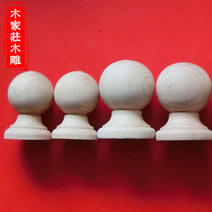 Solid Wood Ball Stair Handrail Decorative Ball Stand Column Ball Joint ...