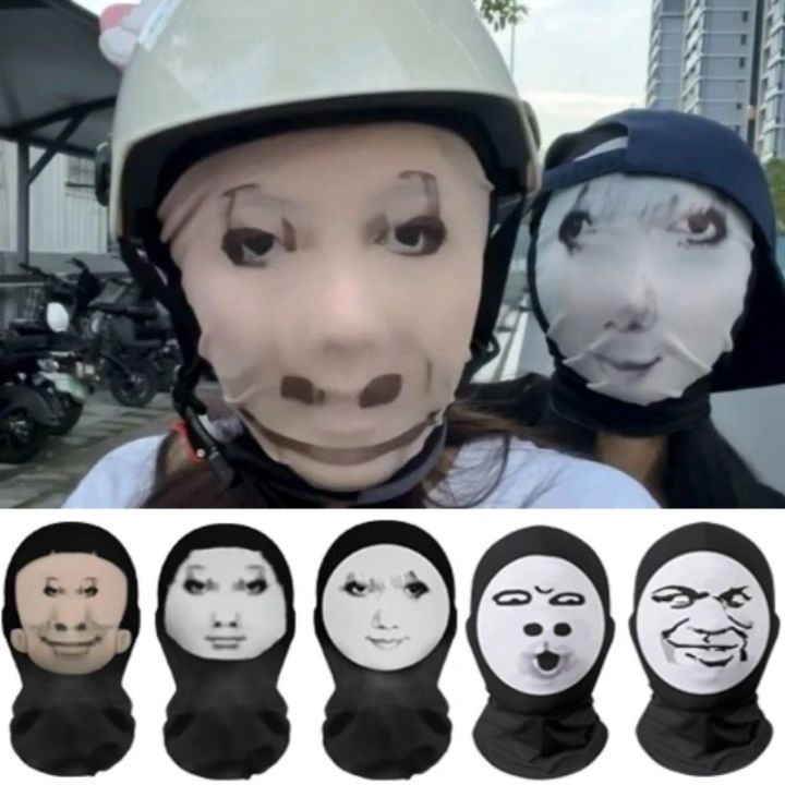 Mens Cosplay Headcover Balaclava Women Face Masks Funny 3d Printed ...