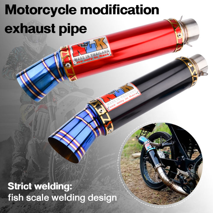 Motorcycle Modified Special Intake Tank NLK 51mm Muffler Exhaust ...