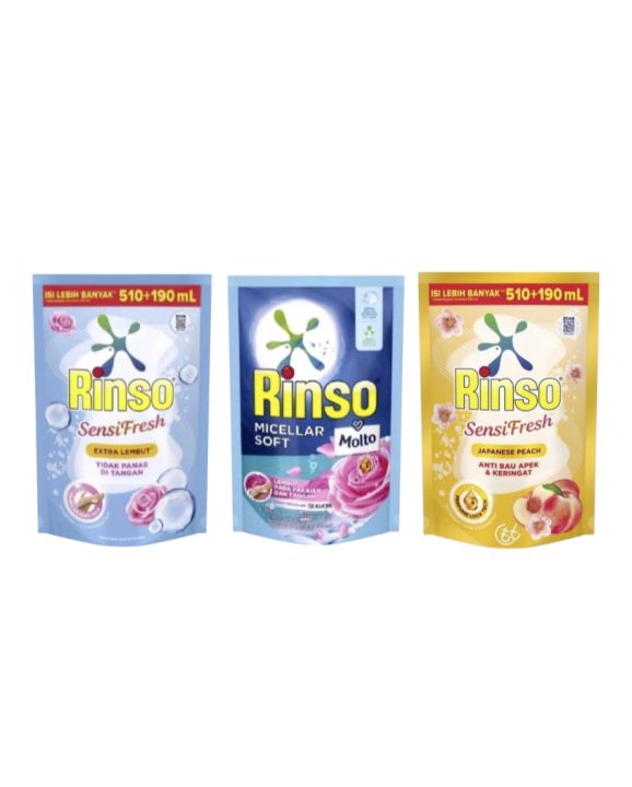 RINSO SENSIFRESH DETERJEN CAIR KEMASAN 700 ML | Lazada Indonesia