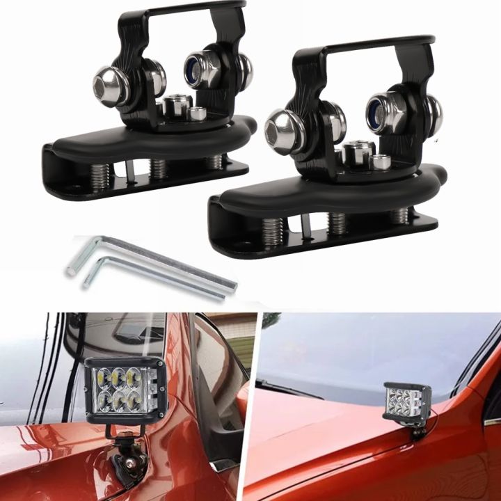 LED Work Light Mount Bracket Clamp Holder for Off Road SUV ATV 4WD ...