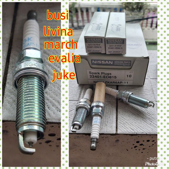 BUSI NISSAN LIVINA JUKE EVALIA MARCH JUKE SPARK PLUGS NISSAN ORIGINAL ...
