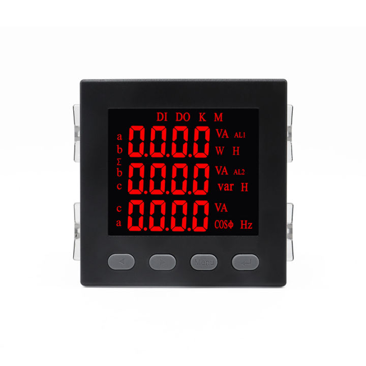 LED Single Phase Multifunctional Electricity Meter With RS485 AC220V V ...