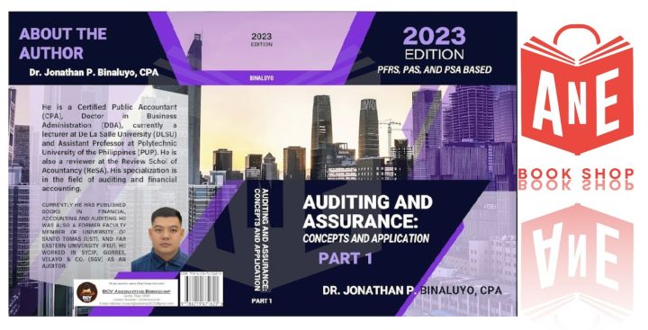 Authentic Part 1 2023 Edition Auditing And Assurance Concepts And Application By Dr Jonathan