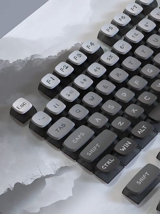 PIIFOX Key Cap XDA Key Cap PBT Key Cap Double Leather Milk Key Cap ...