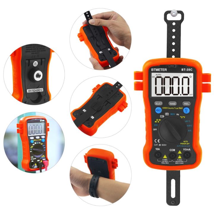 BTMETER BT-39C Digital Multimeter Handheld NCV,Auto Ranging Avometer ...