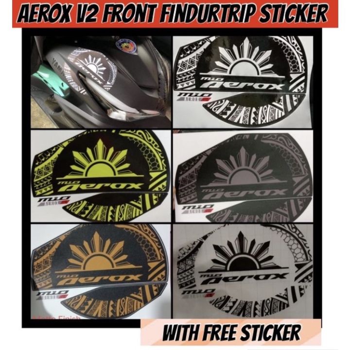 Aerox V2 front #findurtrip decals | Lazada PH
