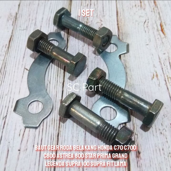 Baut Baud Gear Gir Roda Belakang Honda Astrea Grand Prima Star Legenda ...