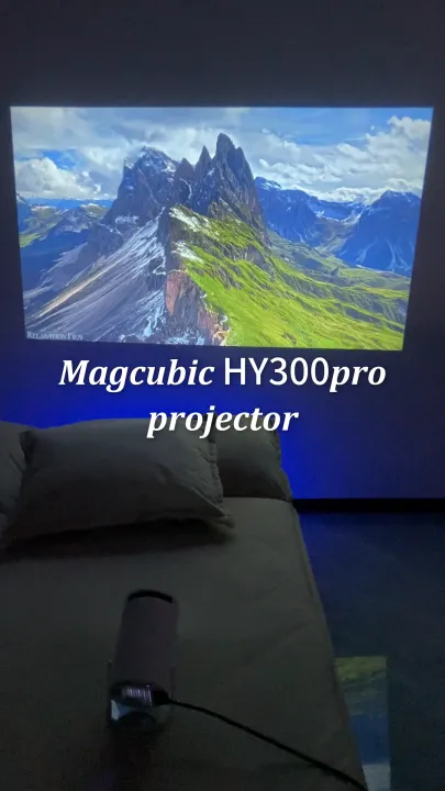 Magcubic HY300 Pro Projector 4K Portable 260ANSI Ultra HD Smart Keystone Adjustment Dual Wifi6 ...