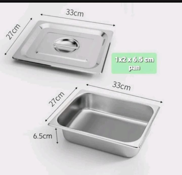 Stainless steel Half Size food Pan | Lazada PH