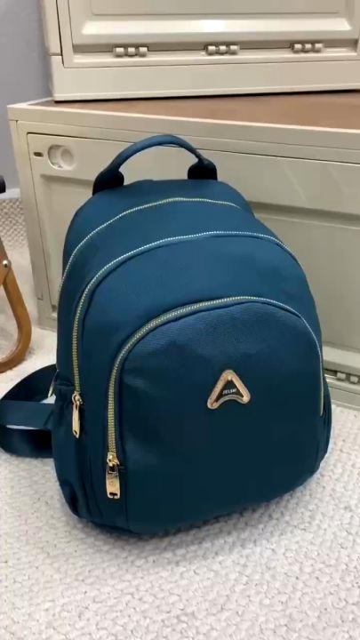 JIELSHI Tiana DA-001# Tas Ransel Wanita - Backpack Medium Bahan Kanvas ...