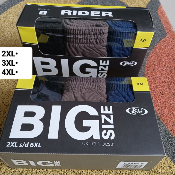 Celana Dalam Pria Jumbo Rider 2XL- 6XL| Big Size Extra Large R 326 | Lazada Indonesia