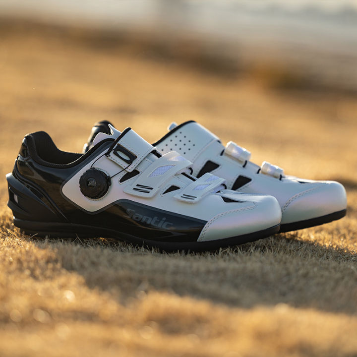 Santic Non-locking Cycling Shoes Men Women Fitgo Lacing System Non ...