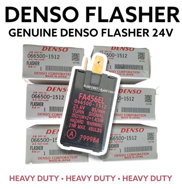GENUINE DENSO FLASHER RELAY 12V & 24V JAPAN MADE HEAVY DUTY | Lazada PH
