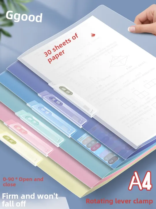 Good | Transparent File Folder with Pull-out Rod for Exam Papers and ...