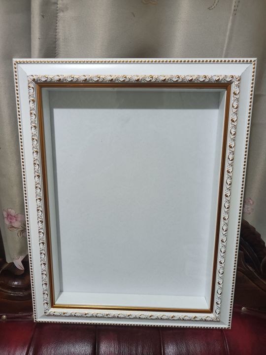 Bingkai mahar 3d putih gold list 30*40 cm | Lazada Indonesia