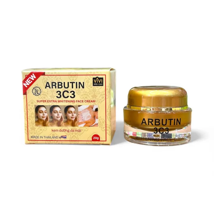 ARBUTIN 3C3 SUPER EXTRA WHITENING FACE CREAM ครีมบำรุงผิวหน้าอาร์บูติน ...