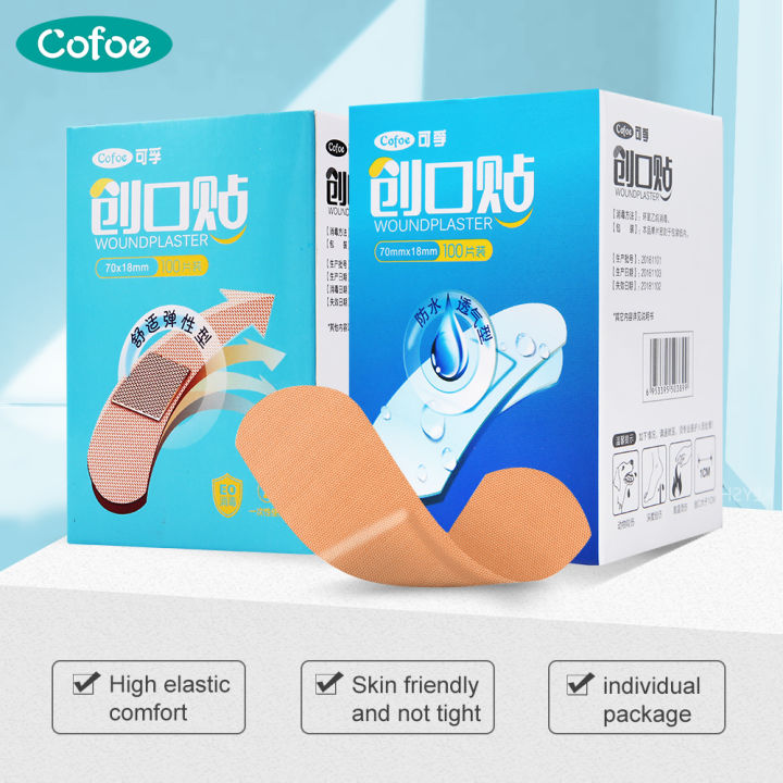 Cofoe Skin Care Stop Bleeding Waterproof Band-Aids / Wound Plaster ...