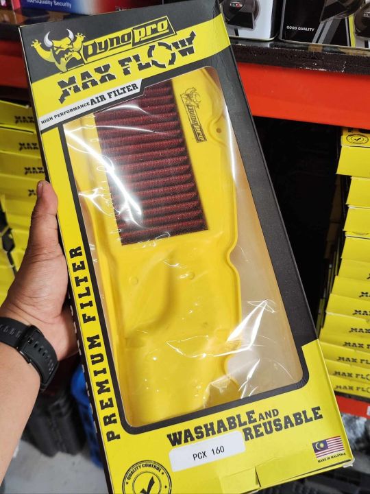 DYNOPRO Max Flow AIR FILTER Pcx 160 Beat Fi Sniper 150 155 Raider150 fi ...