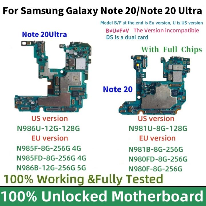 Tested For Samsung Galaxy Note 20 ultra 4G N980F N985F Unlocked ...