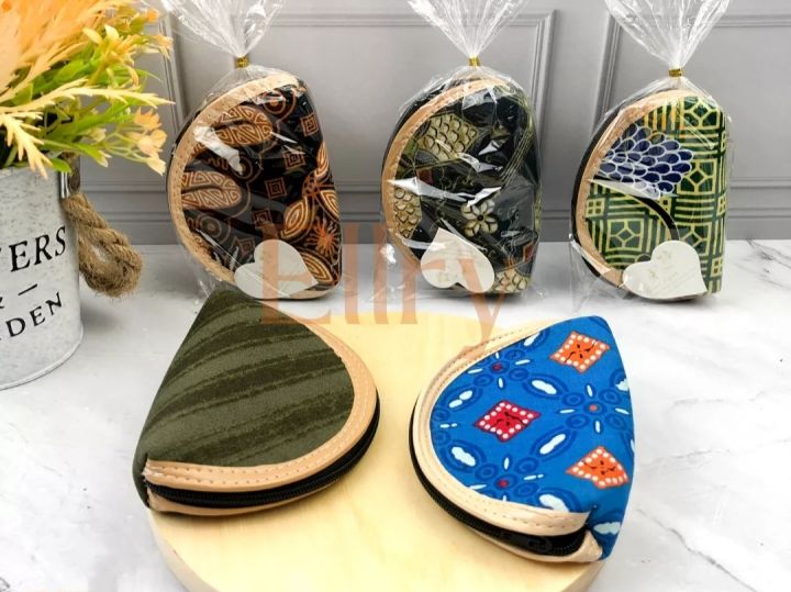 isi 50pcs SOUVENIR DOMPET KOIN MOTIF BATIK CANTIK SUDAH KEMAS PLASTIK SATU PER SATU SOVENIR UNIK ...