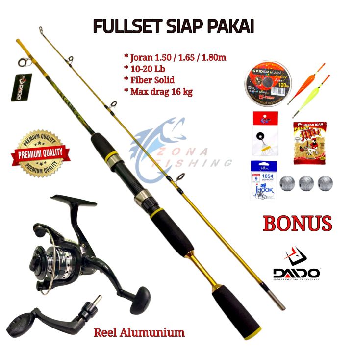 COD Set Pancing joran Daido 16 Kg Japan Style mancing laut kolam siap ...