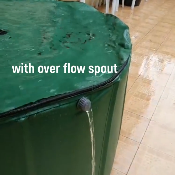 Collapsible Rainwater Barrel Heavy Duty Waterproof Water Storage Tank ...