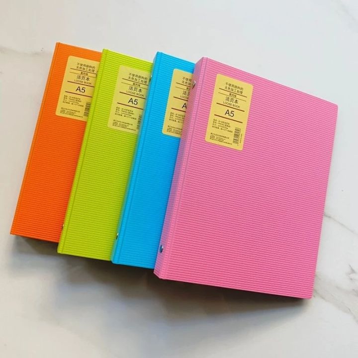 Map Binder Wengu A5 Ring Plastik 20 Buku Note Kampus Hard Cover ...