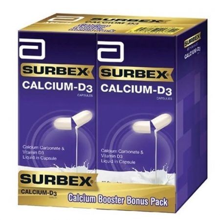 Abbott Surbex Calcium D3 2x60's (Exp: 01/24) | Lazada