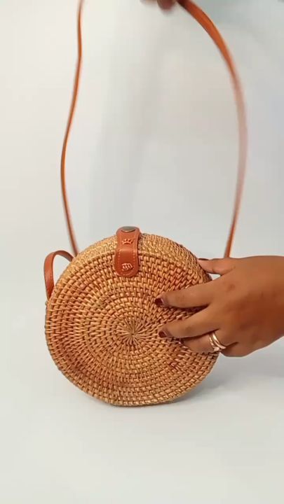 TAS ROTAN BULAT / TAS ROTAN BALI | Lazada Indonesia