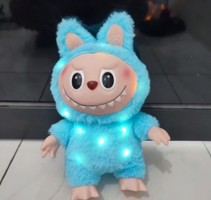 boneka labubu lampu LED / labubu muka karet | Lazada Indonesia
