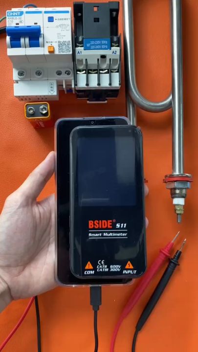 BSIDE Portable Smart Multimeter, Non-contact Inductive Voltage ...