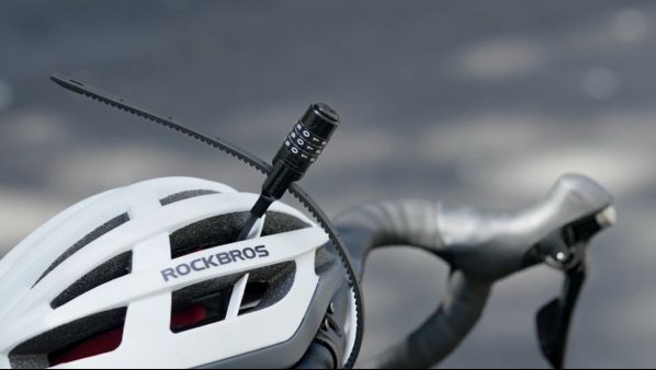 ROCKBROS Bicycle Lock Steel Sturdy MTB Road Bike Anti-theft Lock 3 ...