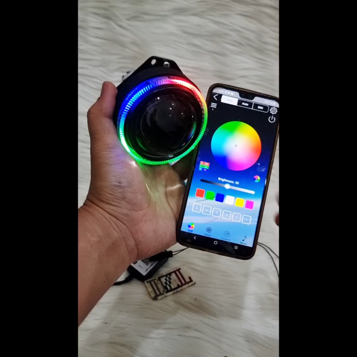 lampu shroud biled ring acrylic 5d slim tipis crystal rgb pnp 2.5 inch ...