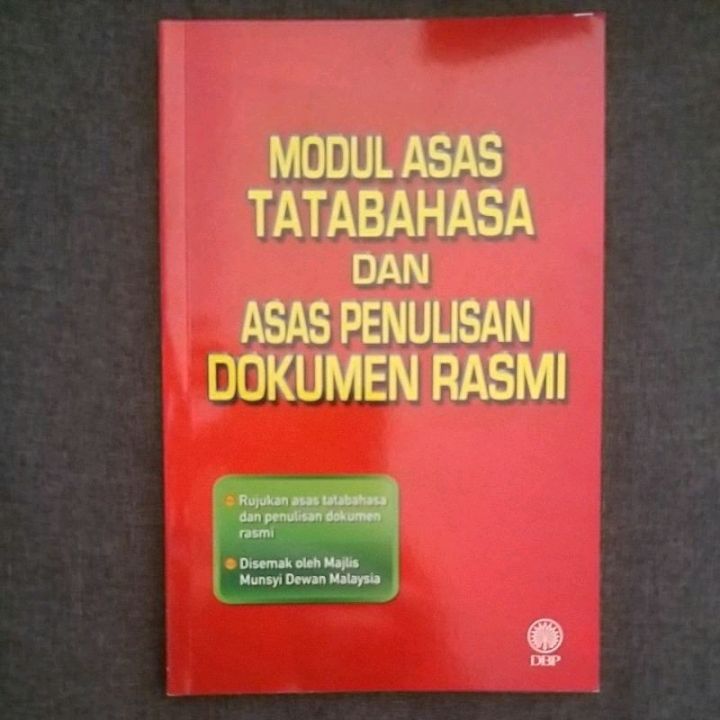 MODUL ASAS TATABAHASA DAN ASAS PENULISAN DOKUMEN RASMI | Lazada