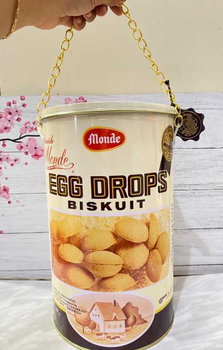 Monde Egg Drops Biskuit Kaleng 750 gram | Lazada Indonesia