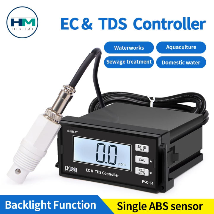 EC TDS Monitor Controller Online Conductivity Meter Industrial Water ...