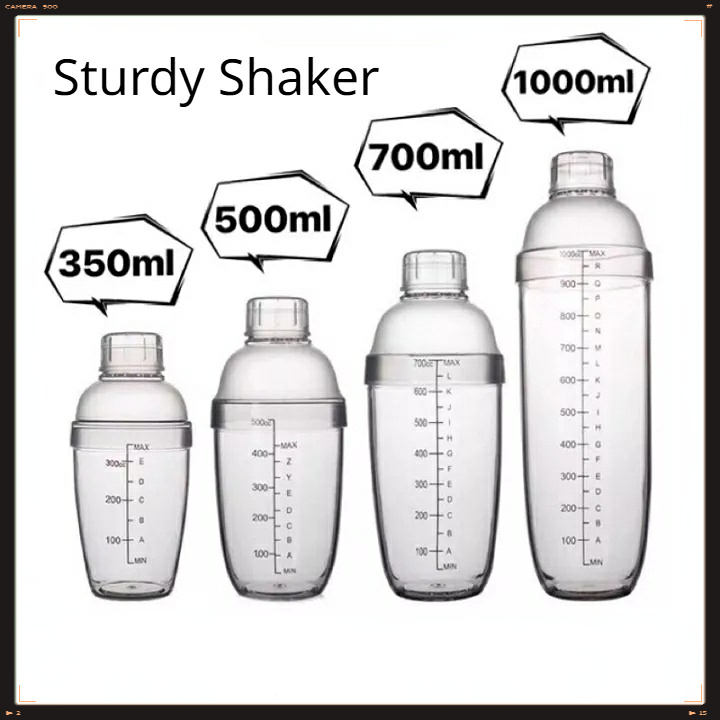 High Quality Acrylic Milk Tea Shaker 300ml/500ml/700ml/1000ml Cocktail ...