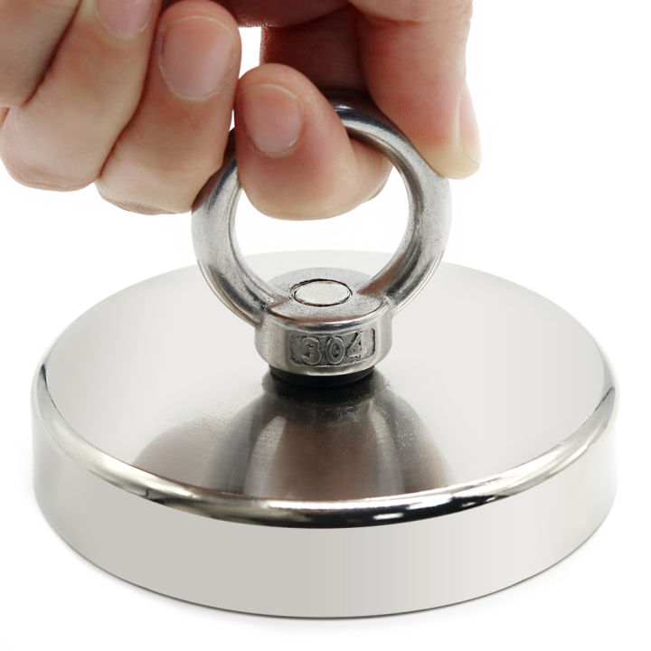 D16~D42mm Super Strong Neodymium Fishing Magnet N52 Heavy Duty Rare ...