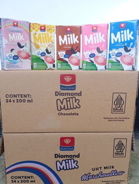 Uht Milk 200ml Diamond | Lazada Indonesia