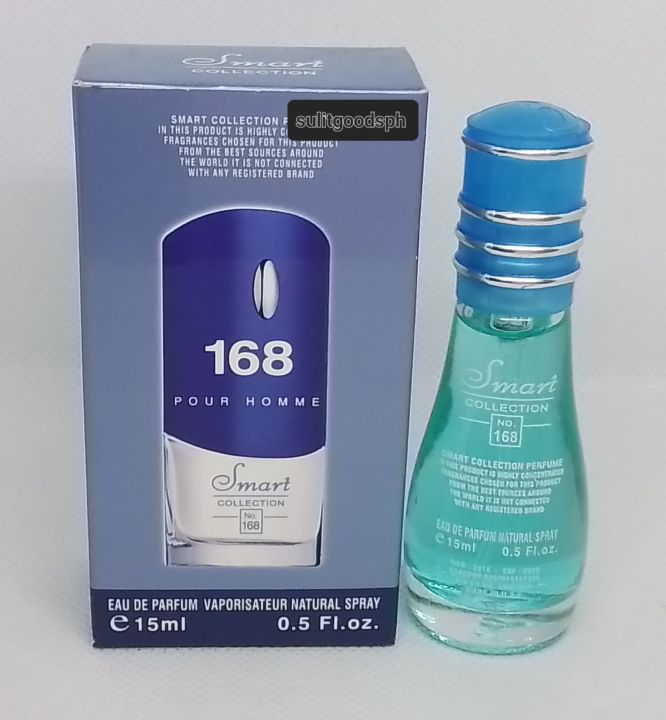 SMART COLLECTION PERFUME NO.168 FOR MEN 15 ML EDP | Lazada PH
