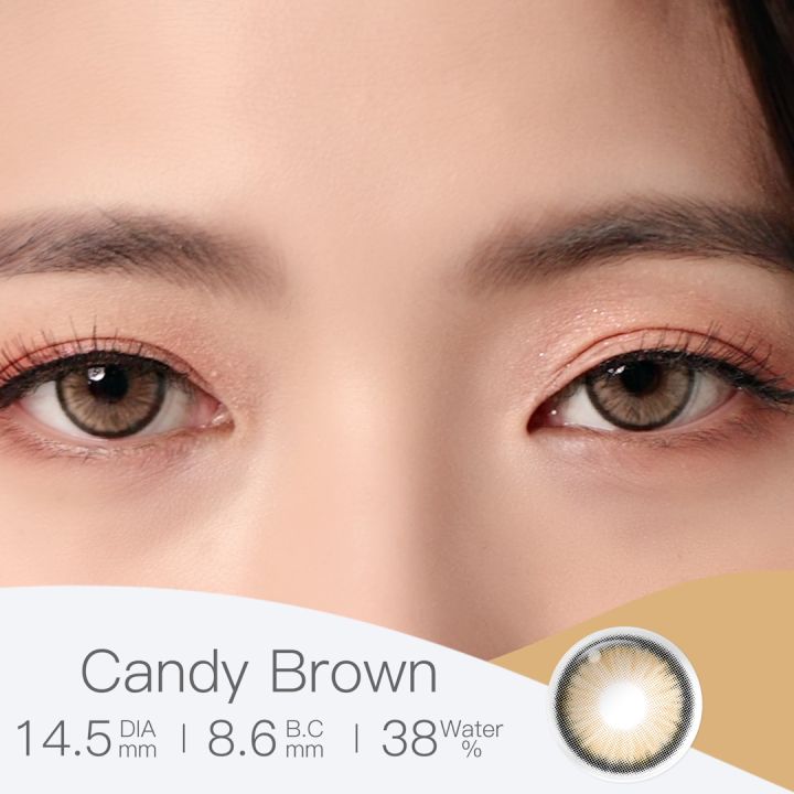 【COD& 24Hours Shipping】Flare Color Graded Contact Lenses with Solution ...