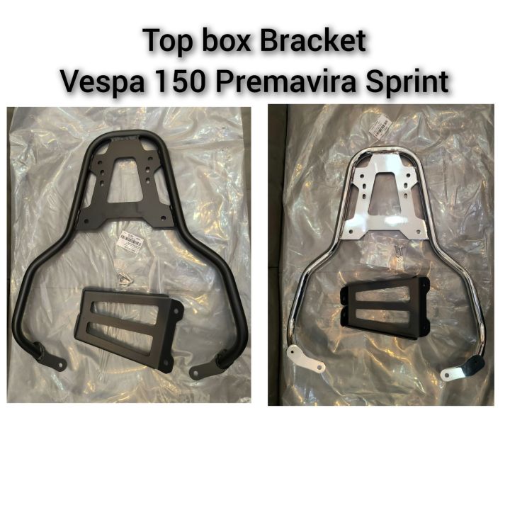 top box bracket for Vespa 150 premavira Sprint ( Chrome, Black ...