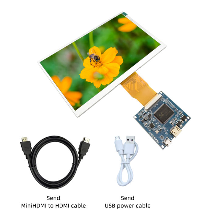 7-inch 1024 * 600 IPS full view mini HDMI interface computer secondary ...